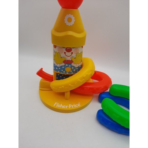 Fisher-Price | Toys | 988 Vintage Fisher Price Carnival Clown Stacker ...